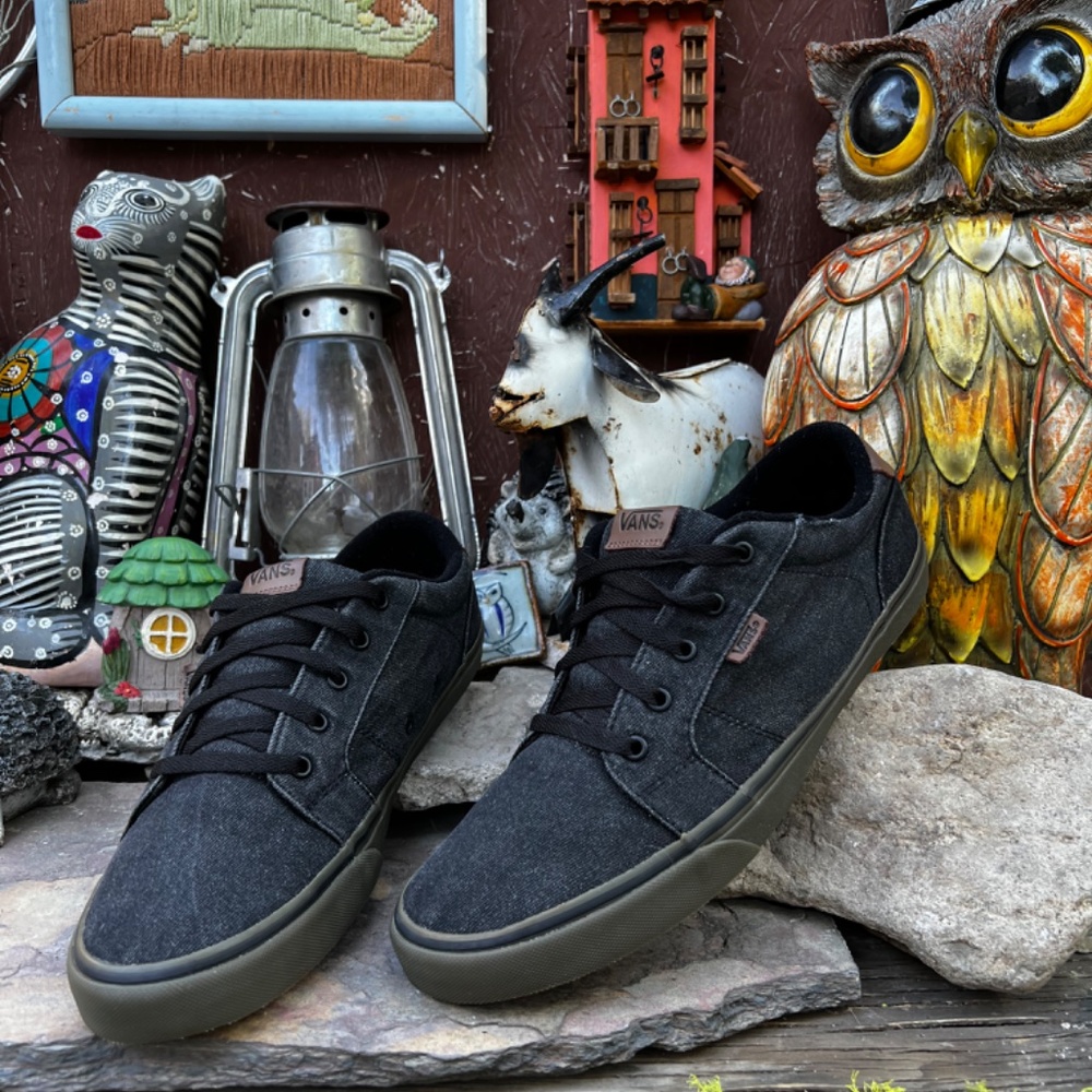 Vans Raw Denim Skate Shoes. - Gem